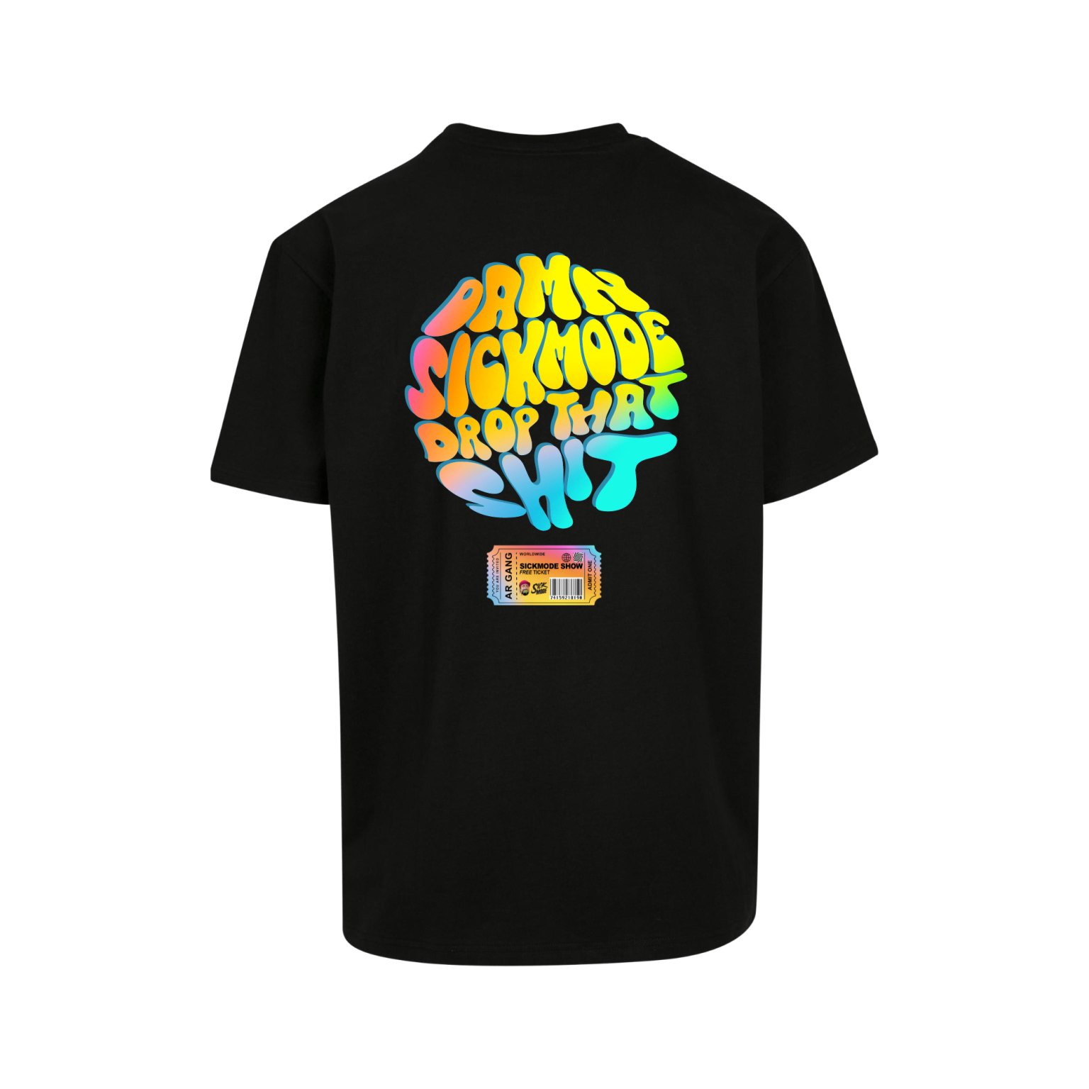 Sickmode - Oversized Tee - AR GANG